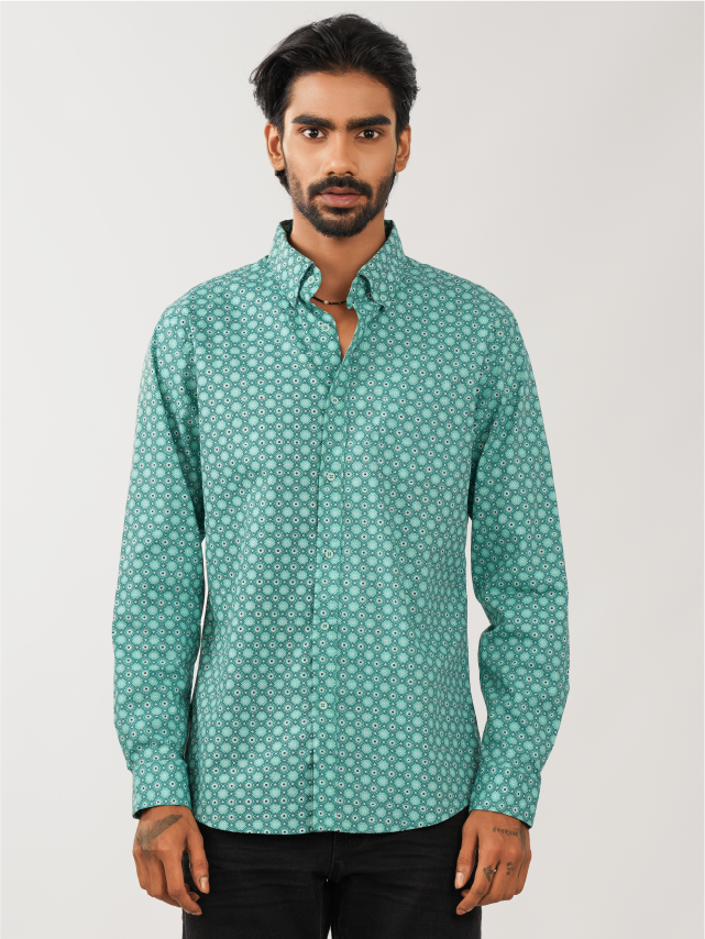 Printed Shirt L/S (C) | MICLO GLOBAL | Your One Stop Shopping Solution
