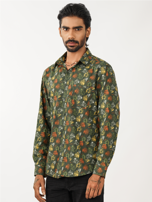 Printed Shirt L/S (B) | MICLO GLOBAL | Your One Stop Shopping Solution