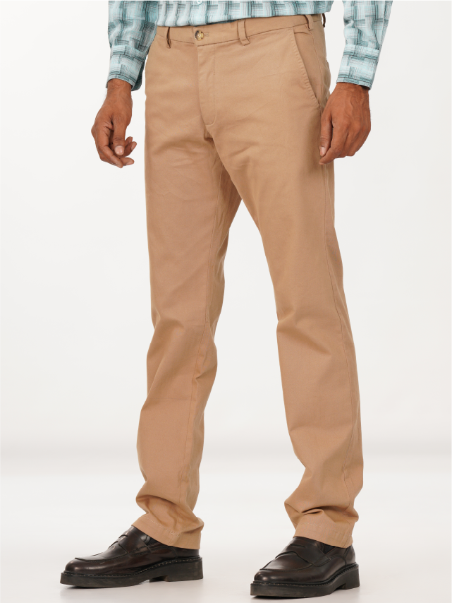 Slim Fit Chino Flat Front Pants | MICLO GLOBAL | Your One Stop Shopping ...