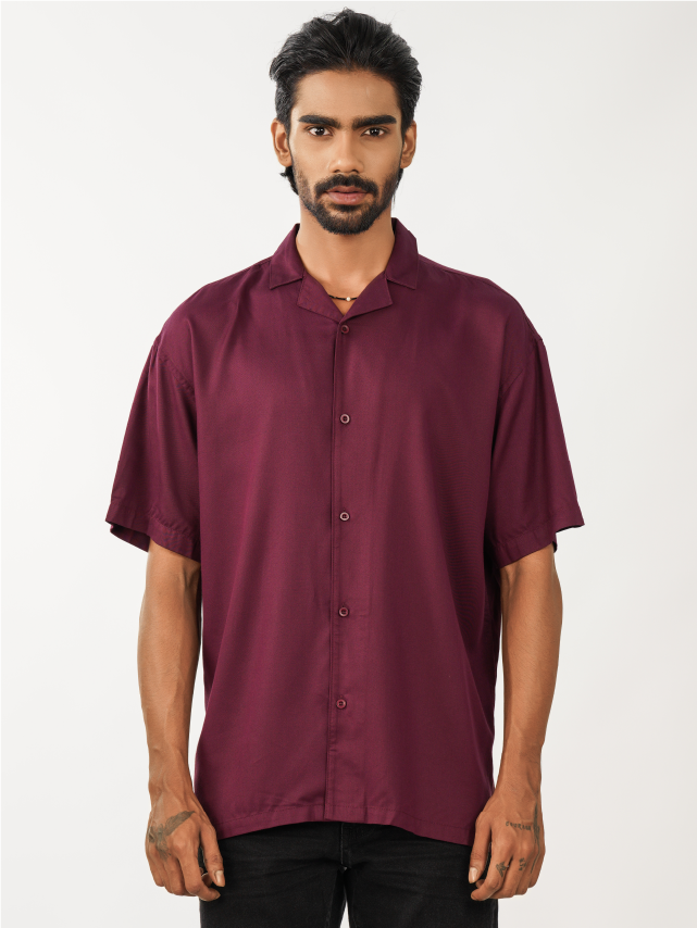 Flat Collar Short Sleeve Shirt (A) | MICLO GLOBAL | Your One Stop ...